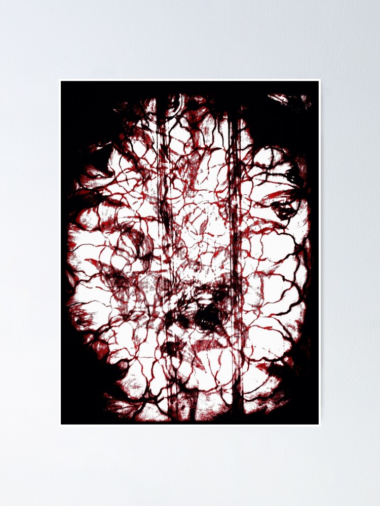 "Glob Pattern Rose Version Red" Poster by DanRune | Redbubble