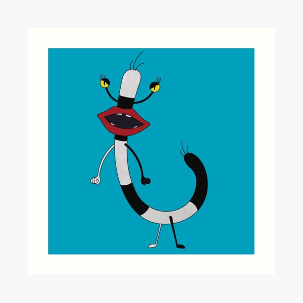 "Angry Oblina Fanart from AAAHH!!! Real Monsters" Art Print by ...