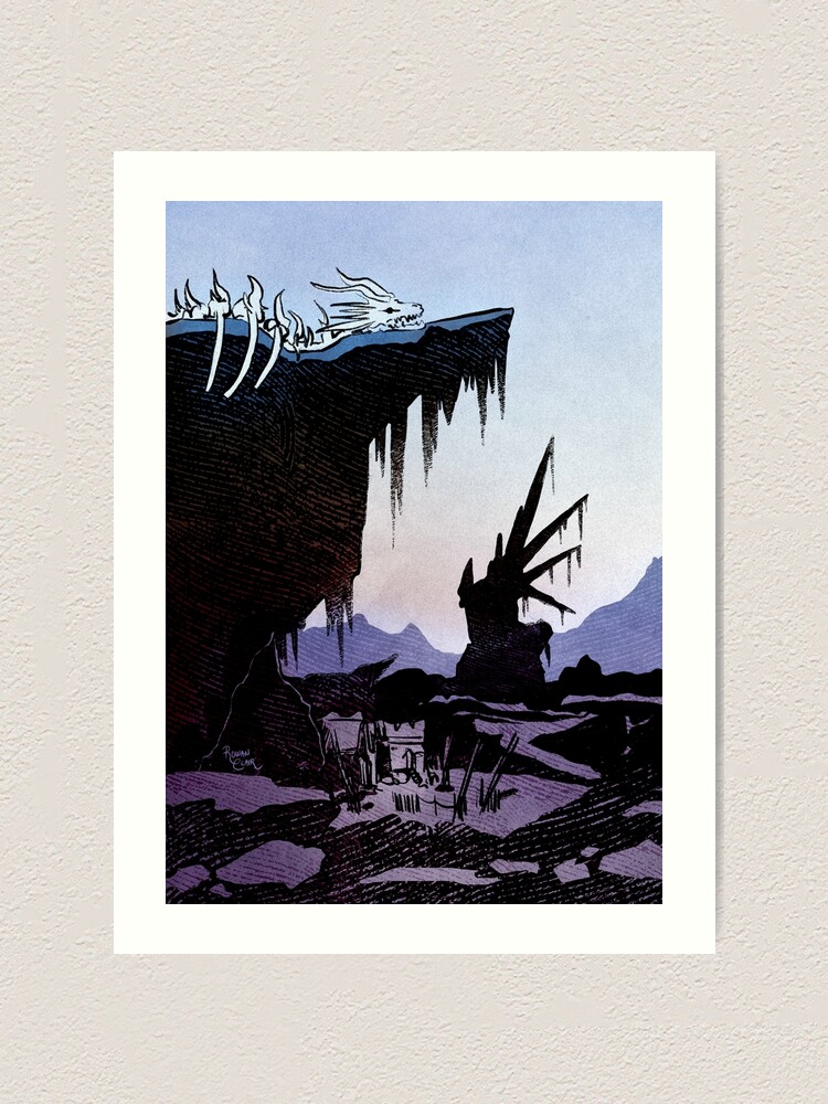 "Coerthas Western Highlands" Art Print for Sale by rowanclair | Redbubble