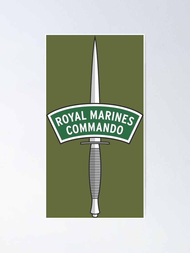 "UK Royal Marines Commando" Poster for Sale by aliberalino | Redbubble