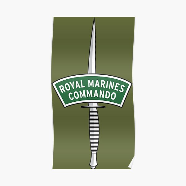 "UK Royal Marines Commando" Poster for Sale by aliberalino | Redbubble