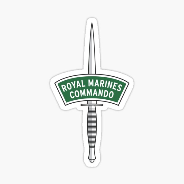 "UK Royal Marines Commando" Sticker for Sale by aliberalino | Redbubble