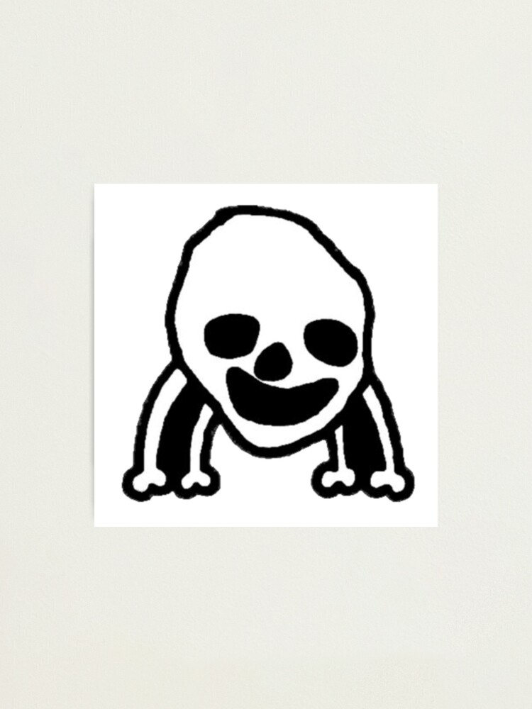 "Skull and Soft Bones Logo" Photographic Print for Sale by ...