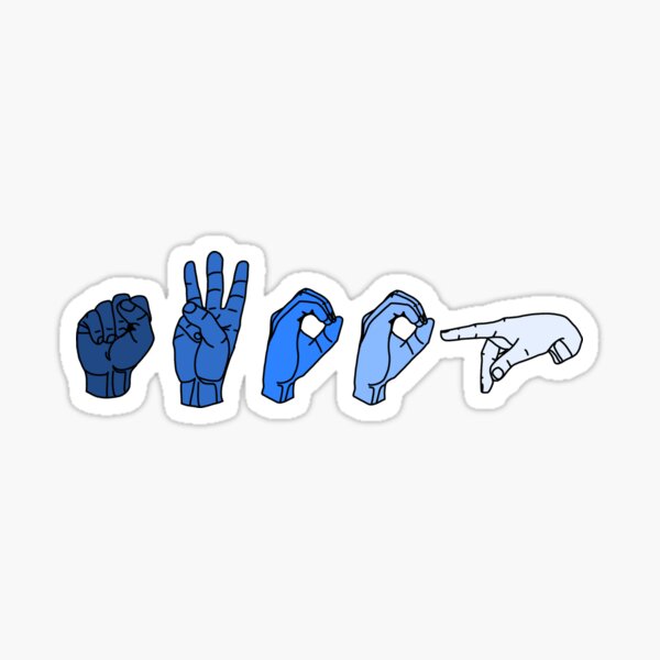 "UNF ASL Swoop" Sticker for Sale by wannabedavinci2 | Redbubble