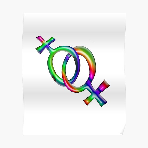 "Rainbow Partners Forever 3D Symbolic T-shirt & Apparel" Poster by ...