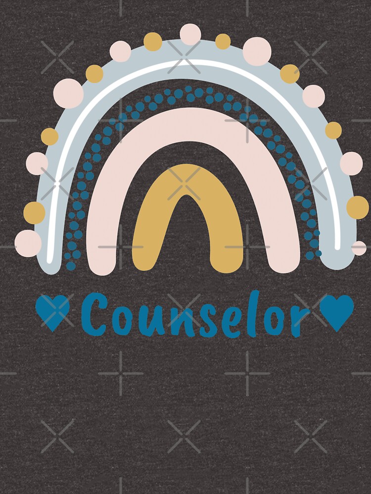 "school counselor elementary teacher student boho rainbow design school ...