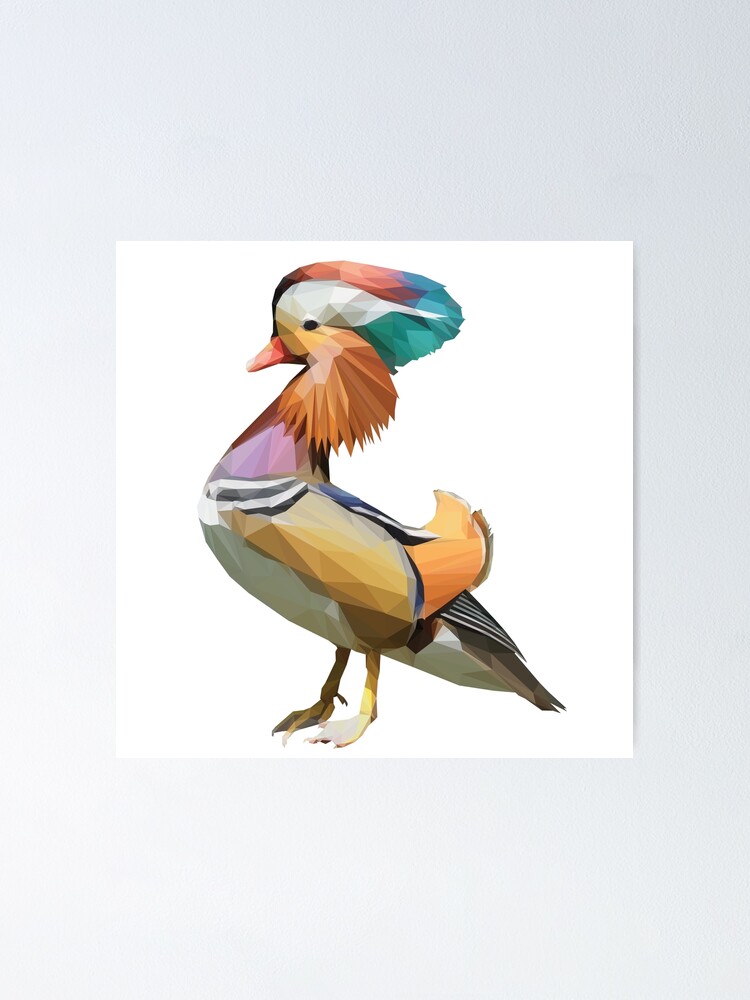"Polygon Mandrake Duck" Poster for Sale by incomplet | Redbubble