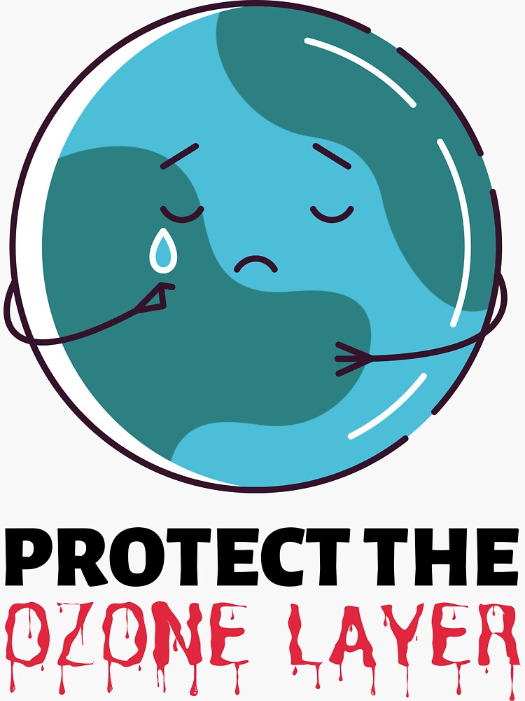 "Protect the Ozone Layer " Sticker for Sale by ShopSpot | Redbubble
