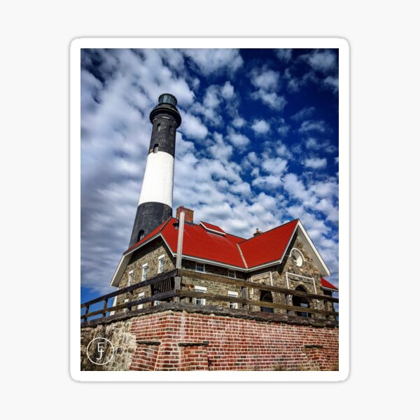 "Fire Island Lighthouse 1 " Sticker for Sale by ejs8990 | Redbubble