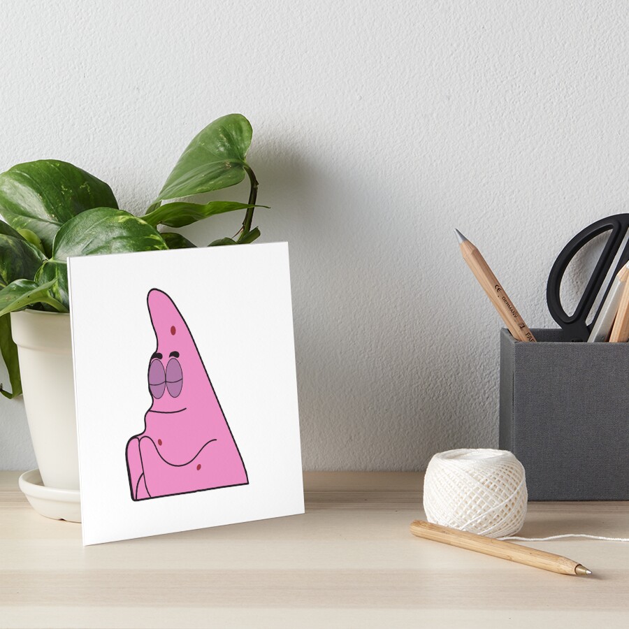 "Praying Patrick Meme" Art Board Print for Sale by OnlysuperDesign ...