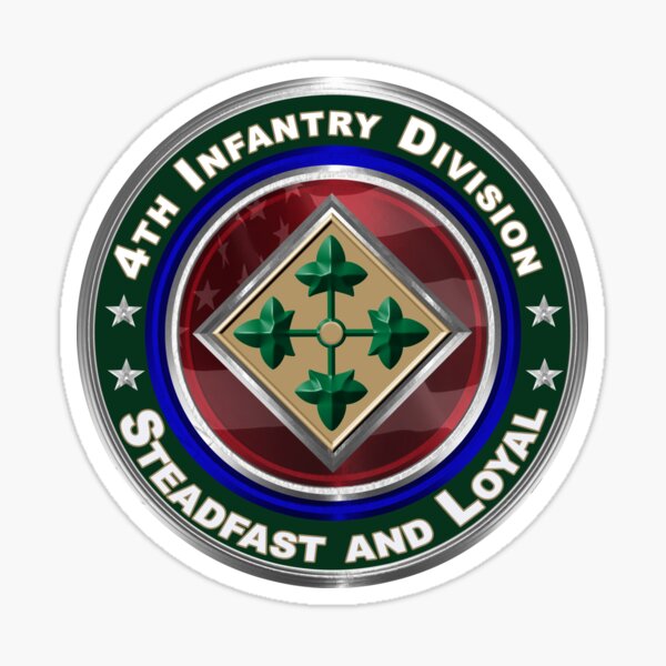 "4th Infantry Division “Ivy Division” " Sticker for Sale by ...