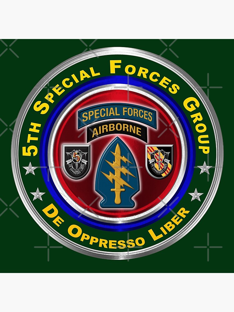 "5th Special Forces Group (Airborne)" Art Print by SoldierAlways ...