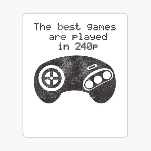 "The Best Games Are Played in 240p - Genesis Controller Retro Video ...