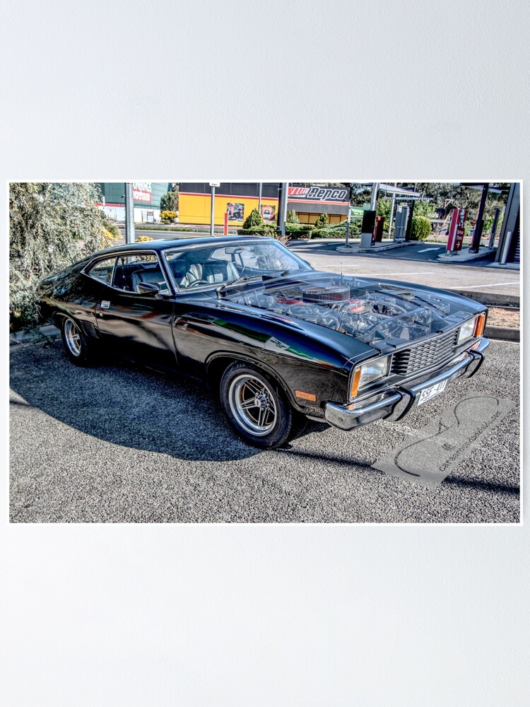 "Misted bonnet black Ford Falcon XC" Poster for Sale by Ferenghi ...