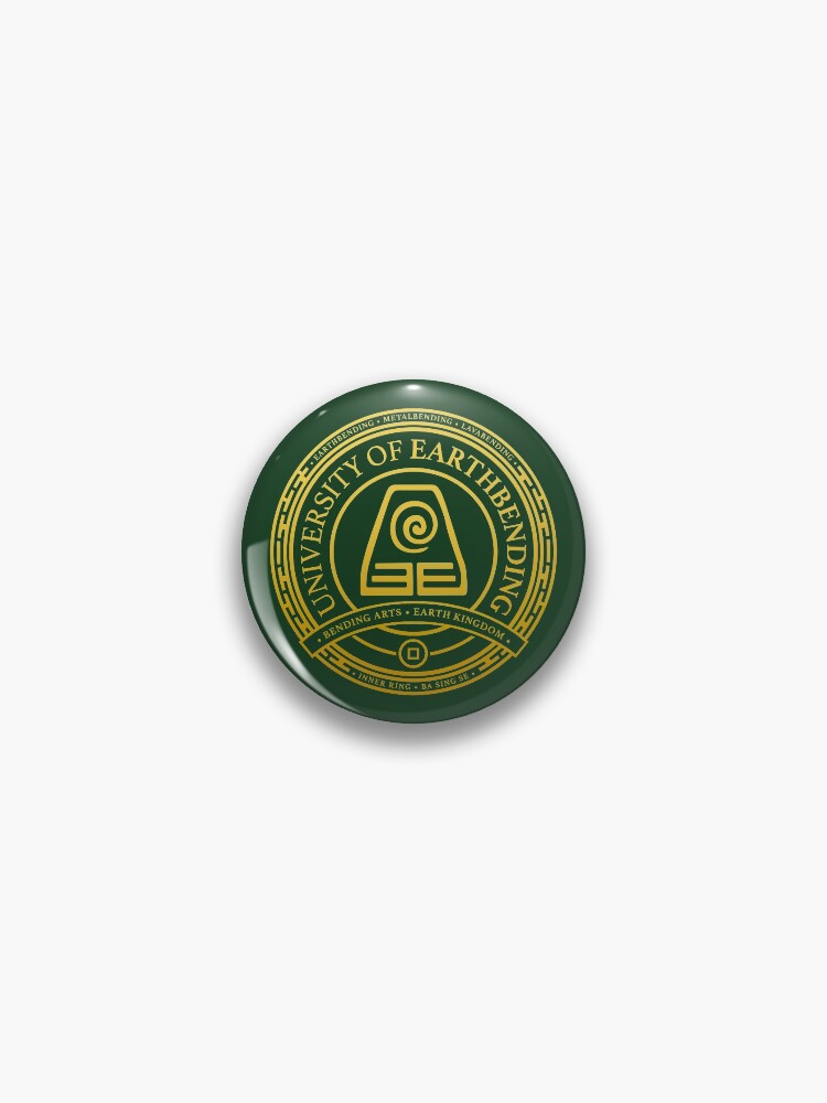 "ATLA University of Earthbending: Avatar Inspired-Design" Pin for Sale ...