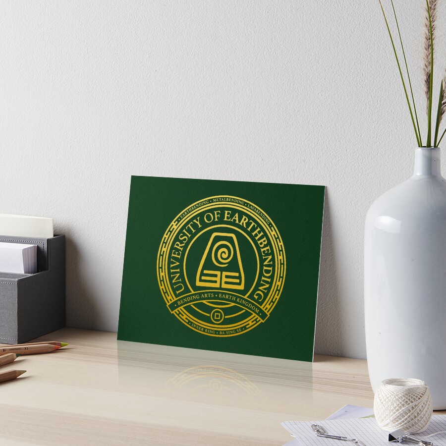 "ATLA University of Earthbending: Avatar Inspired-Design" Art Board ...