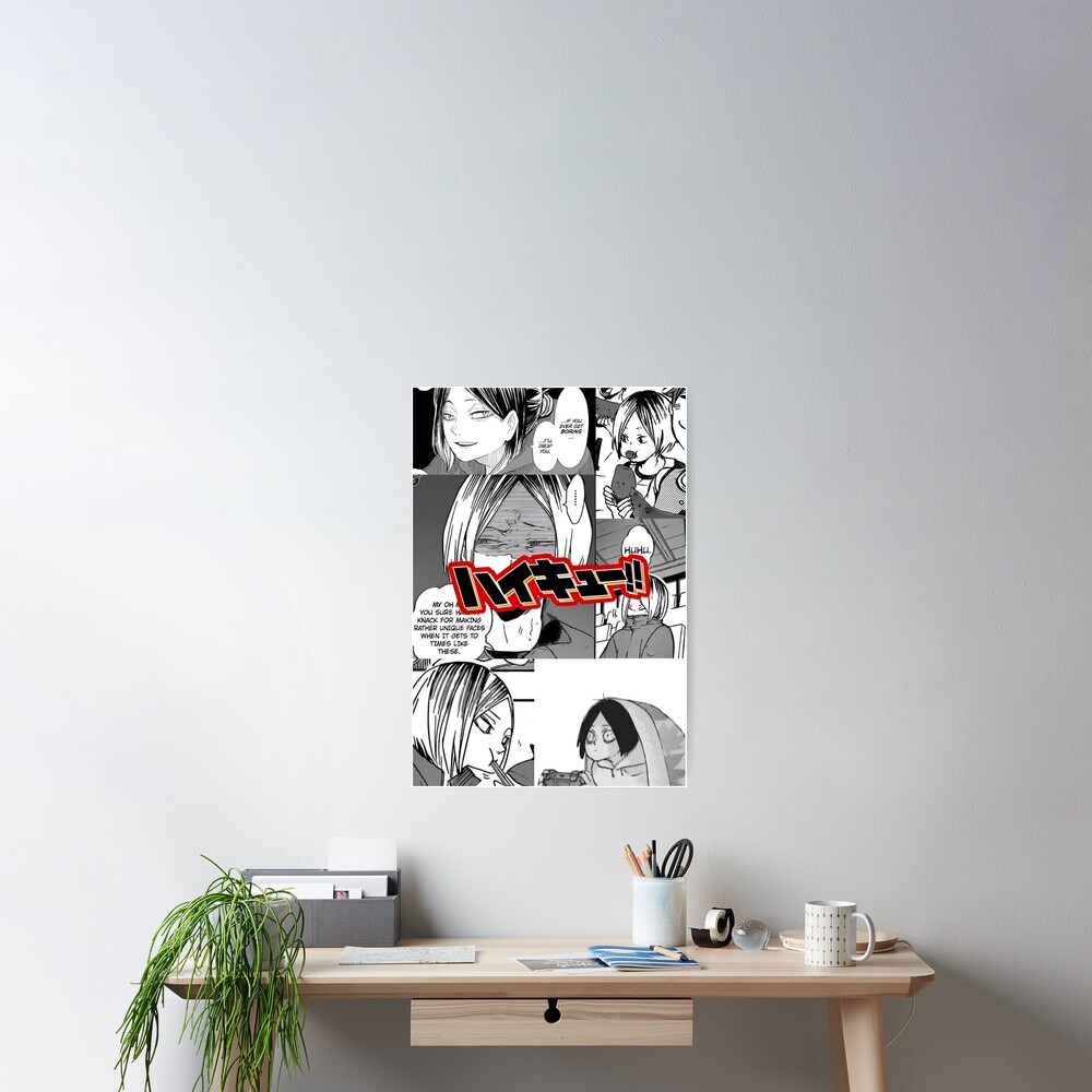 "Haikyuu Kenma Manga Panels" Poster by Spooky-Paola | Redbubble