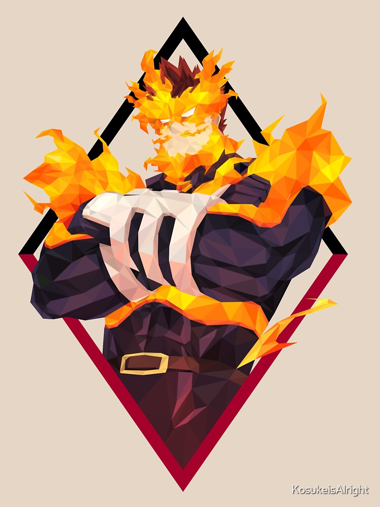 "My Hero Academia - Endeavor" T-shirt for Sale by KosukeisAlright ...