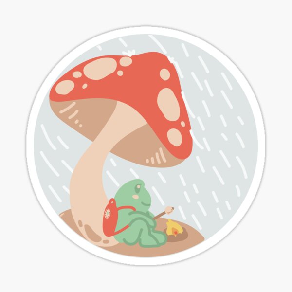 "camping frog friend" Sticker by mimisstickers | Redbubble