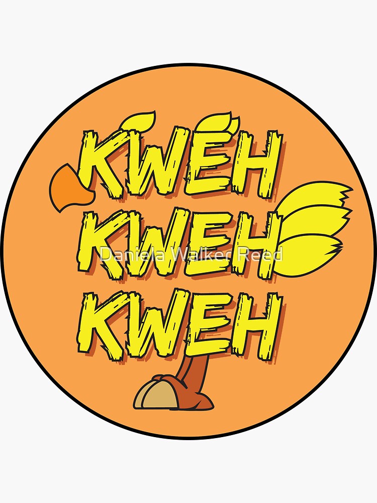 "Chocobo (Final Fantasy) - Kweh!" Sticker for Sale by DanielaWalker ...