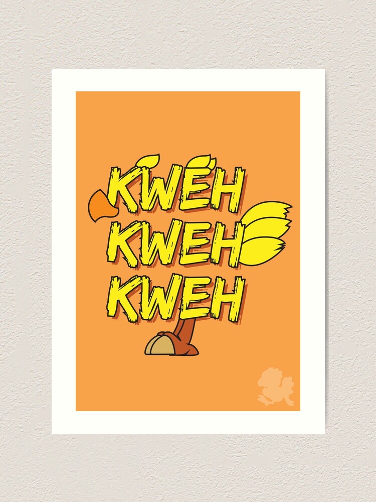 "Chocobo (Final Fantasy) - Kweh!" Art Print for Sale by DanielaWalker ...