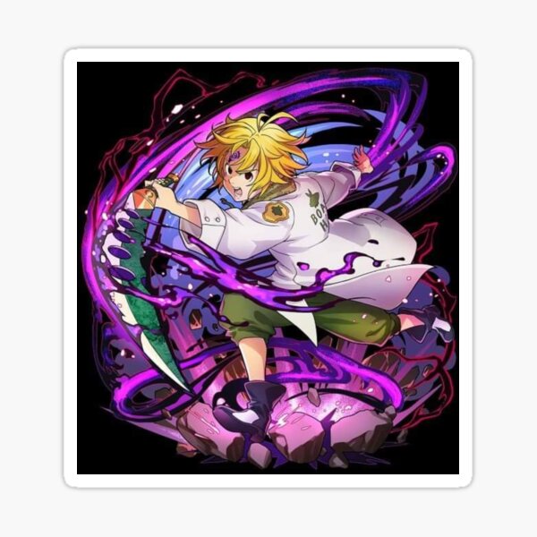 "Meliodas - Nanatsu no Taizai" Sticker for Sale by BeeRyeCrafts | Redbubble