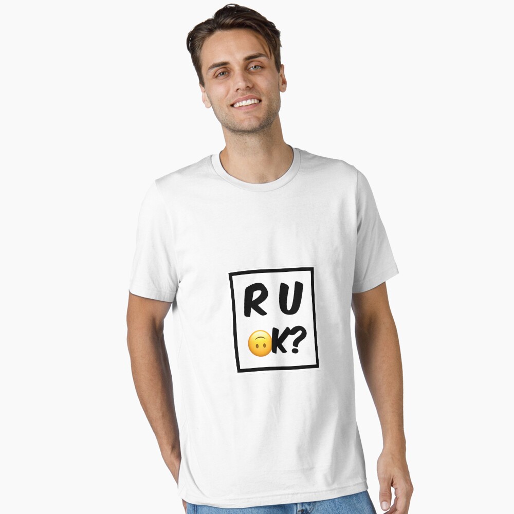 "R U OK? " Sticker for Sale by healthybrains | Redbubble