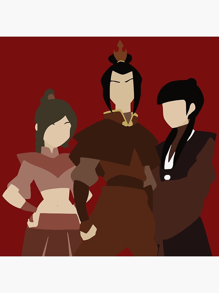 "Avatar The Last Airbender Azula's Team Minimalist" Poster for Sale by ...