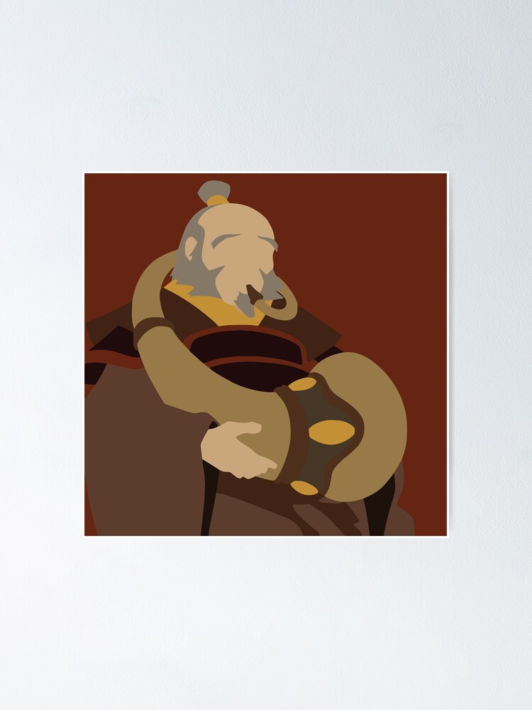 "Avatar The Last Airbender Minimalist Uncle Iroh" Poster by egrjhn ...