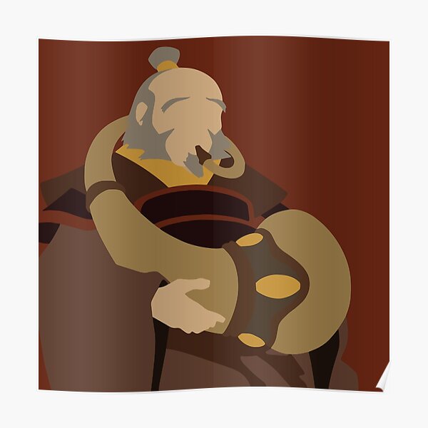 "Avatar The Last Airbender Minimalist Uncle Iroh" Poster by egrjhn ...