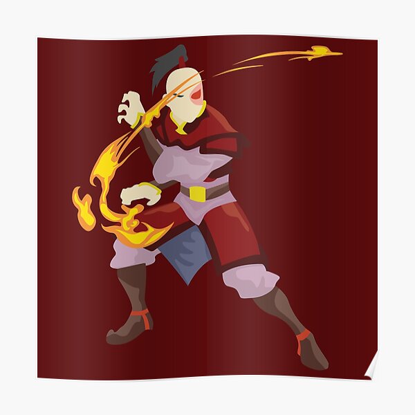"Avatar The Last Airbender Minimalist Zuko" Poster for Sale by egrjhn ...