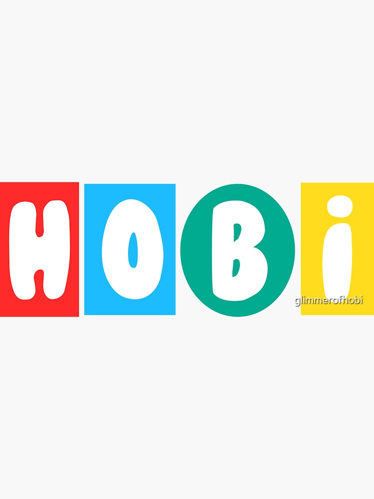 "J-Hope "Hobi" Block Letters " Sticker for Sale by glimmerofhobi ...