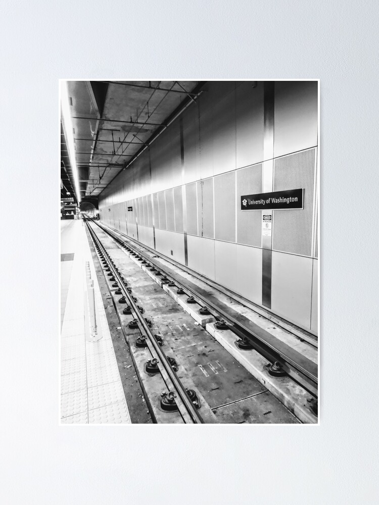 "Commuter Rail Tracks" Poster by shannonconverse | Redbubble