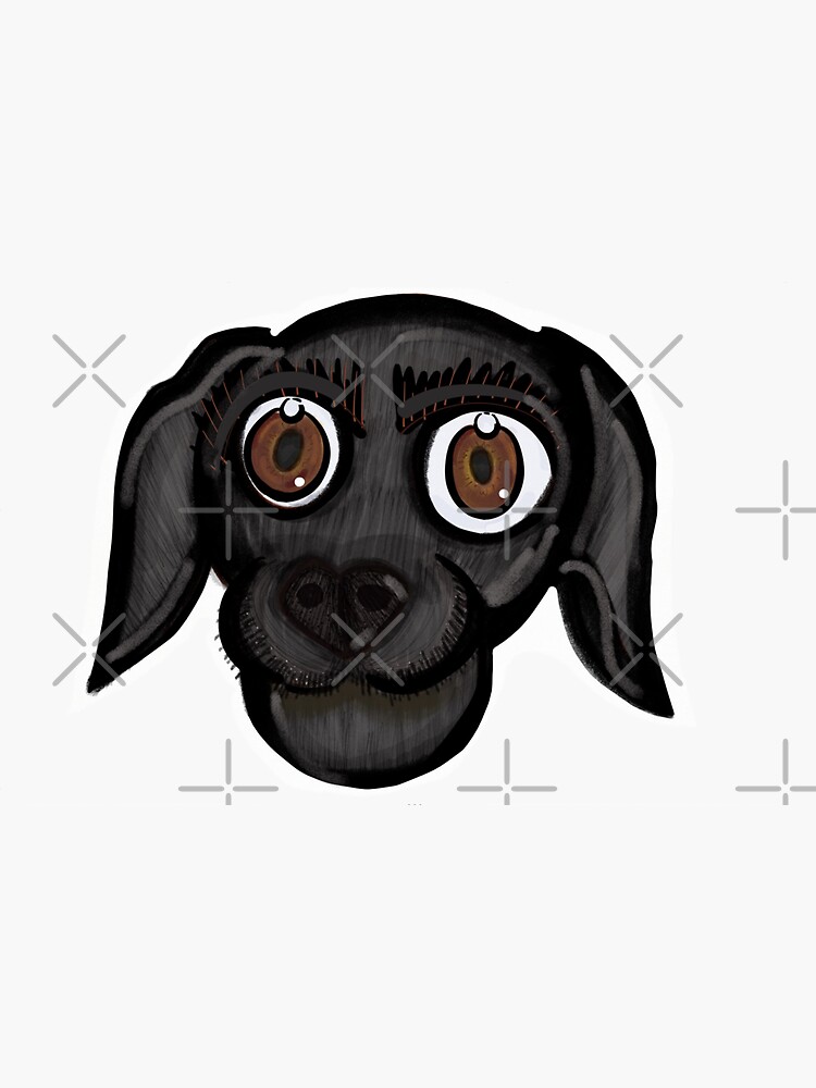 "LOUIE DOG by SantMoni" Sticker for Sale by VoNNievie1313 | Redbubble