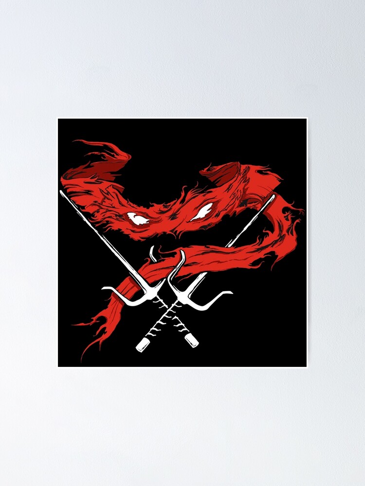 "turtle mutant ninja turtles raphael mask" Poster by geofanylauren ...