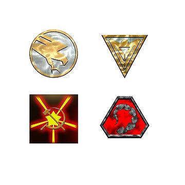 "Command and Conquer - GDI, Allies, Soviet and Nod Logo Sticker/Magnet ...