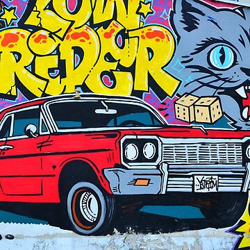 "Low rider Street art" Tapestry for Sale by dineshv | Redbubble