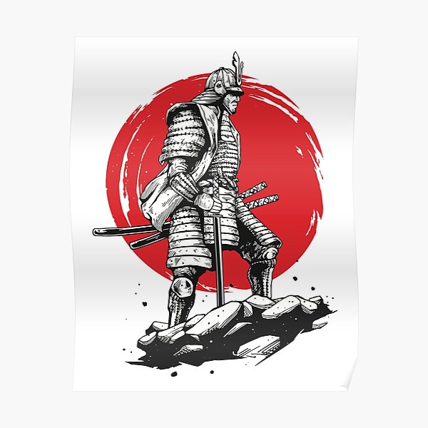 "The Deadly Samurai" Poster by renju1902 | Redbubble
