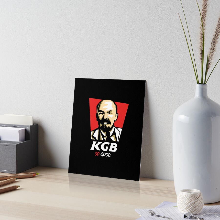 "Kgb Kfc" Art Board Print by DrivingAviation | Redbubble