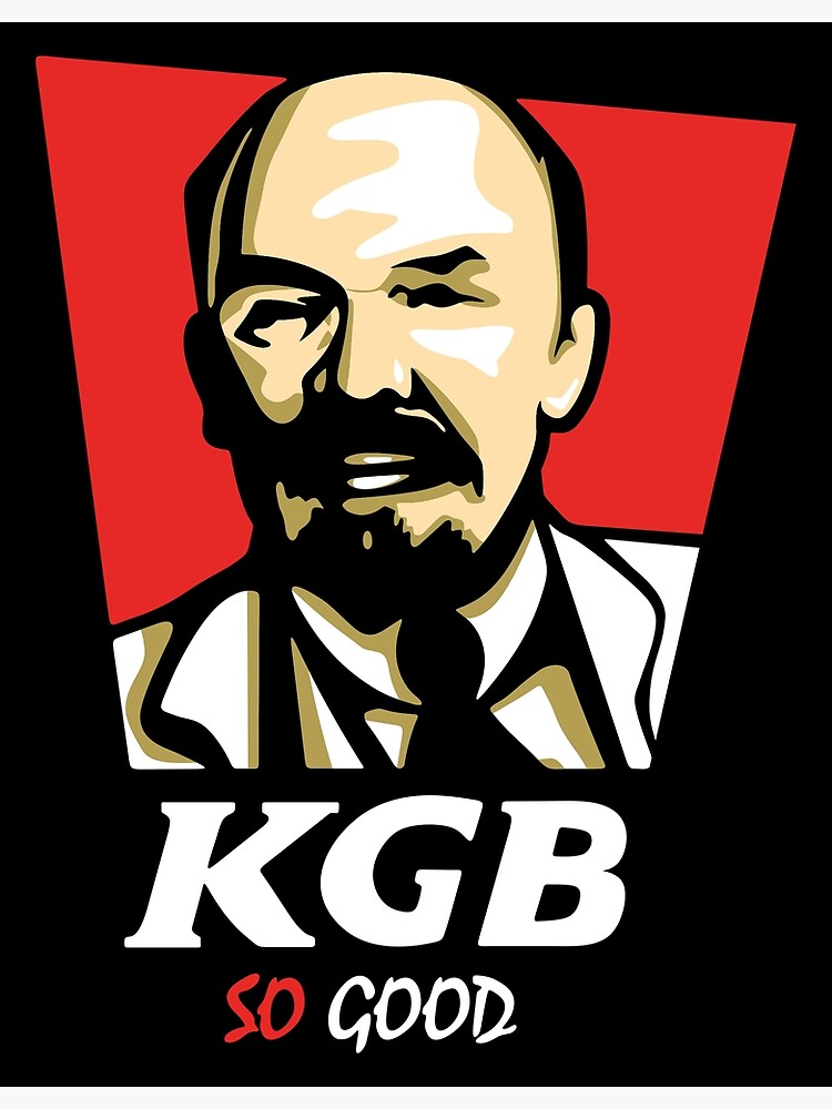 "Kgb Kfc" Poster for Sale by DrivingAviation | Redbubble
