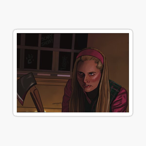 "Scary Sherry" Sticker by WhatsernameIRL | Redbubble