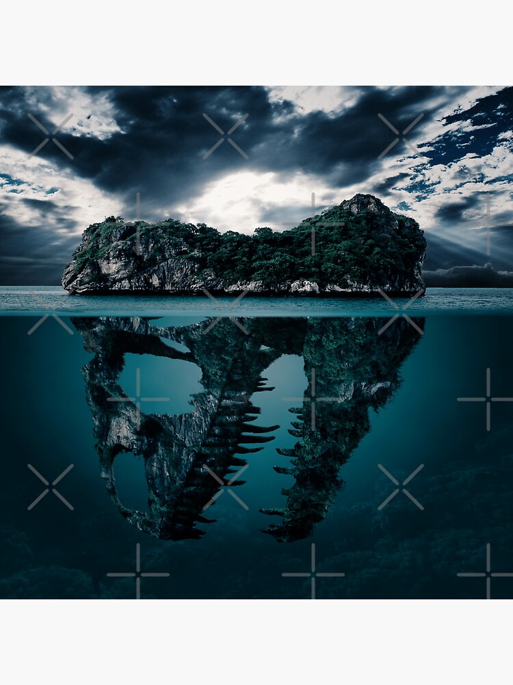 "ocean monster" Sticker by mubarak36 | Redbubble