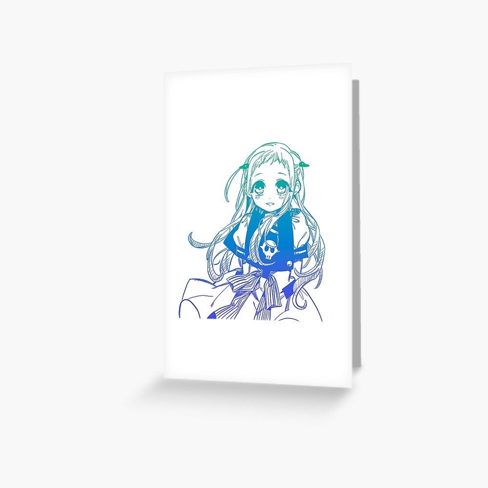 "TBHK Yashiro Nene Gradient Sticker" Greeting Card by lucialol | Redbubble