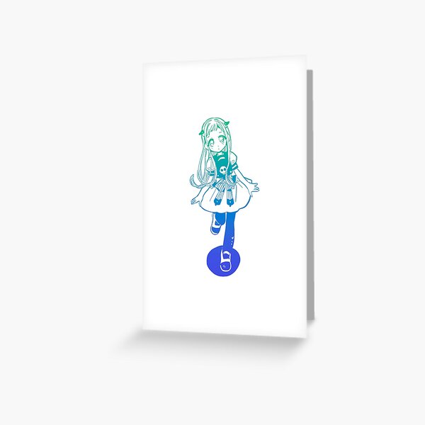 "TBHK Yashiro Nene Gradient Sticker" Greeting Card by lucialol | Redbubble
