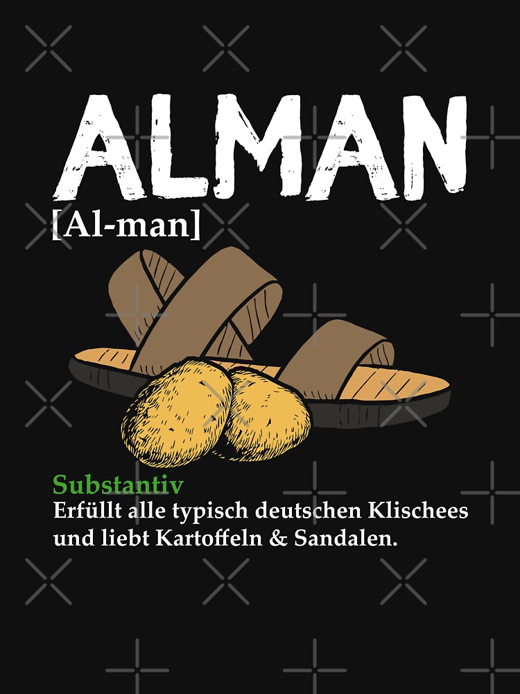 "Alman Beschreibung Deutsche Deutscher Deutschland Kartoffel Sandalen ...