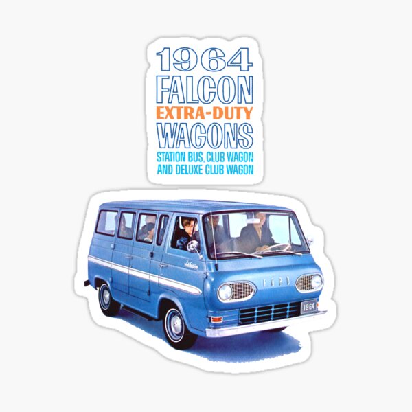"FORD FALCON WAGONS" Sticker for Sale by ThrowbackMotors | Redbubble