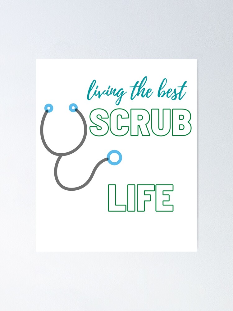 "Scrub Techs" Poster for Sale by sharrohi | Redbubble