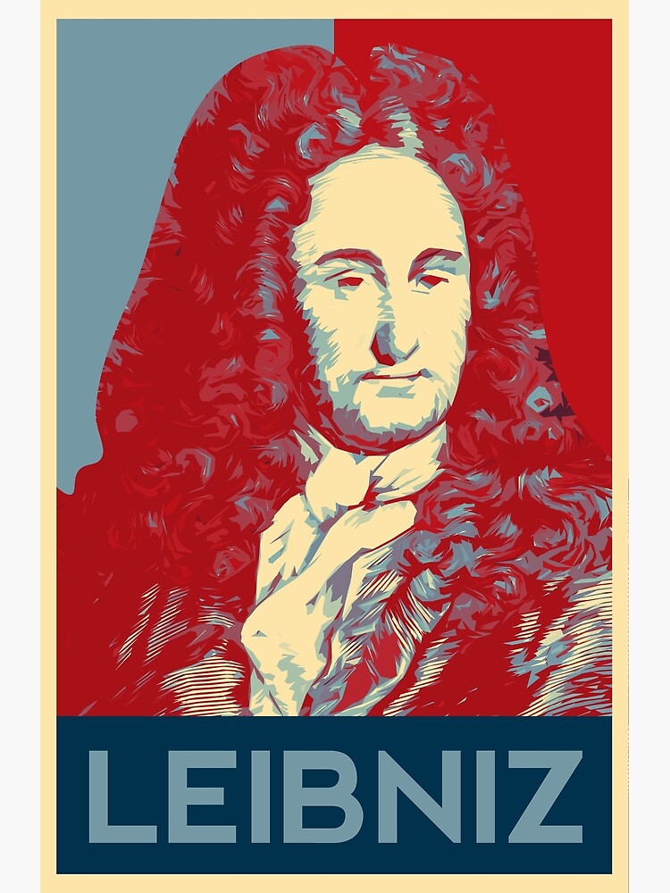 Leibniz Poster G. W. Leibniz Theodicy | EBay
