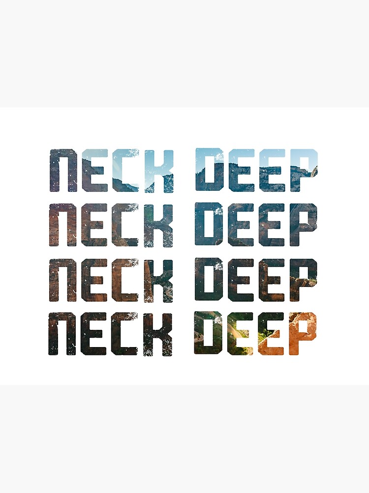 "Neck Deep" Poster by danwardendesign | Redbubble