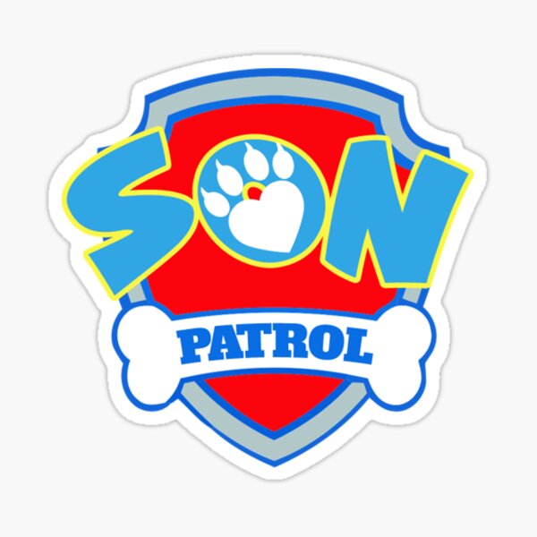"Son Patrol" Sticker for Sale by Liescarpentier | Redbubble